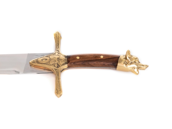 Kurt Bas Türk Kilici - Avrupa KilicEvi - Kilic Satin Al - Kilic Fiyatlari