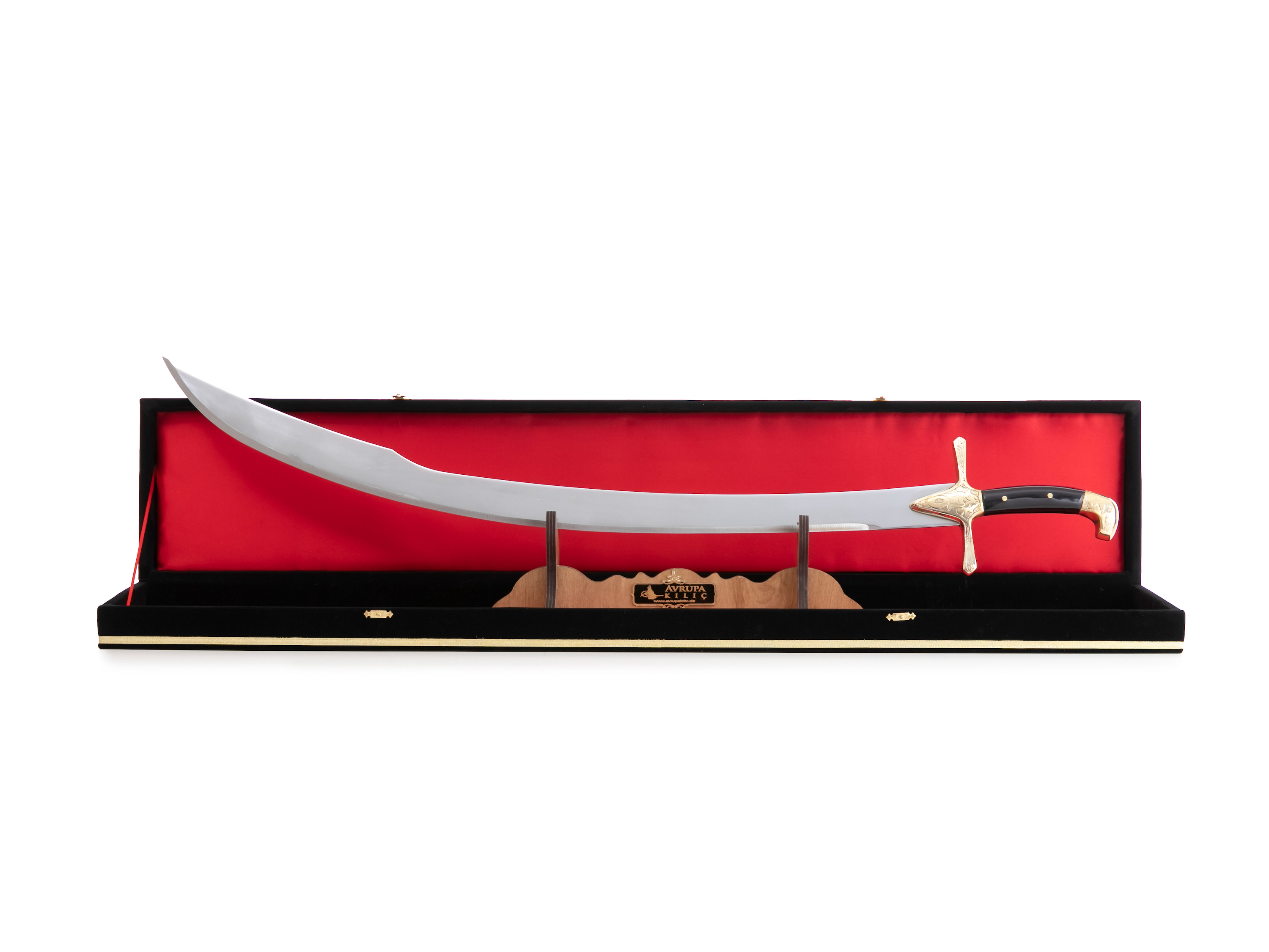 Siyah Mika Sap Yalmanli Kilic - Avrupa KilicEvi - Kilic Satin Al ...